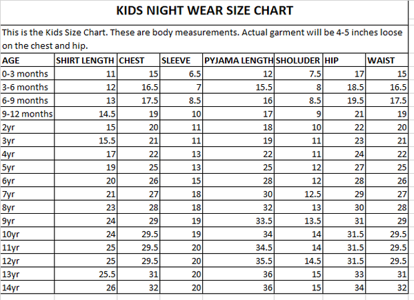 Safari Run Kids Nightwear - HOMESAKE LOVE